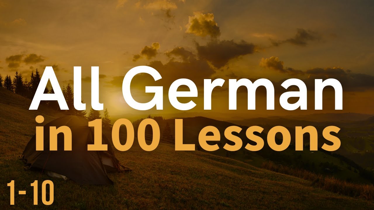 All German in 100 Lessons. Learn German . Most important German phrases ...