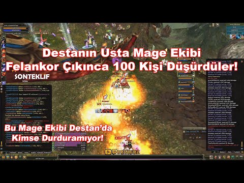 Dr4ugrz - Destanın Usta Mage Ekibi Felankor Çıkınca Pk Çıkıp Serveri NPT Ediyorlar! | Knight Online