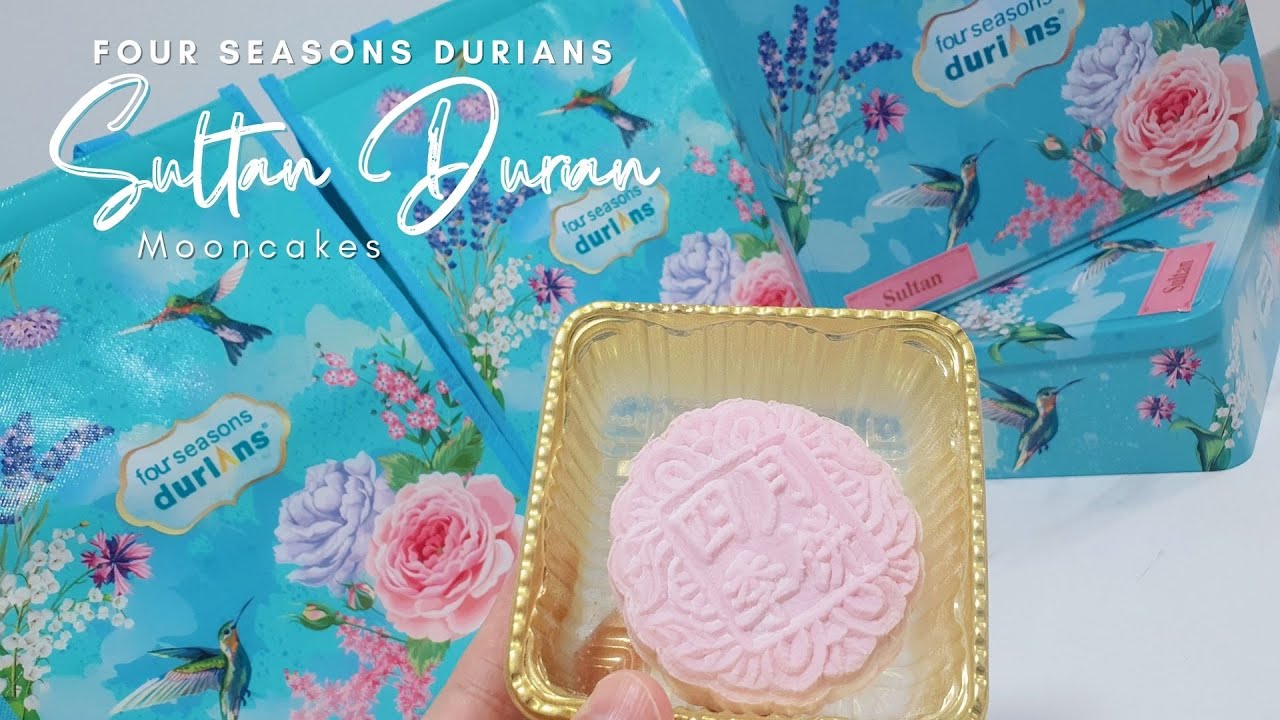 Unboxing Sultan Durian Mooncake (Four Seasons Durians) - YouTube