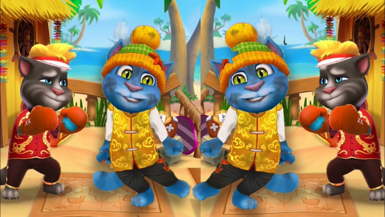 My Talkimg Tom vs My Talking tom 2🎉😻Android Gameplay HD - YouTube