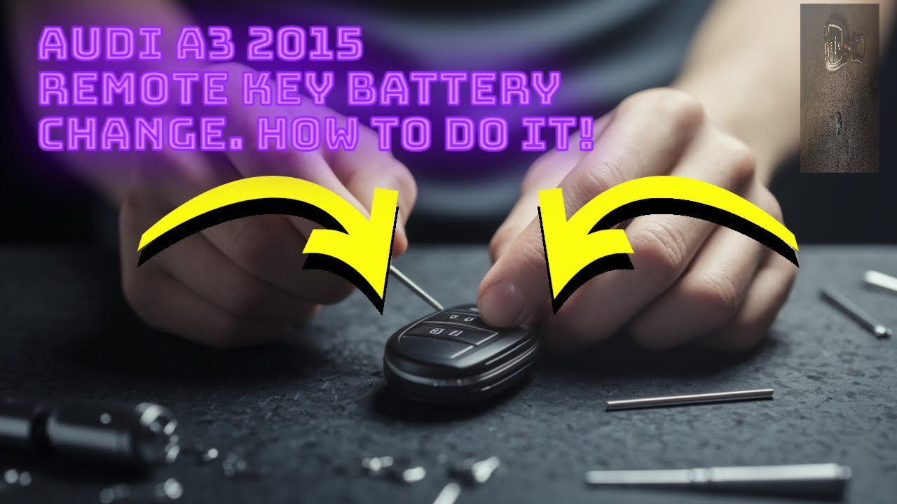 How to Change the Battery in an Audi A3 Key Fob - YouTube