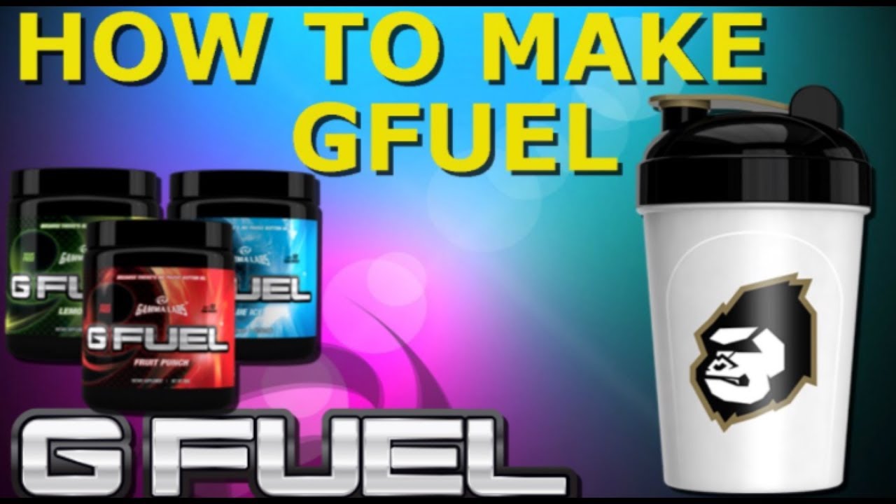 How To Make G-FUEL/Mix G-FUEL EASY - YouTube