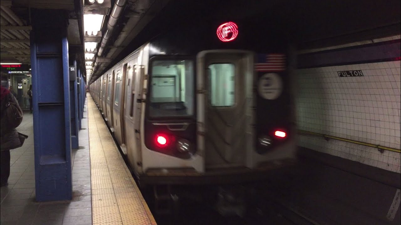 New York City Subway HD: R160 F Train Reroute @ Fulton Street (3/10/15 ...
