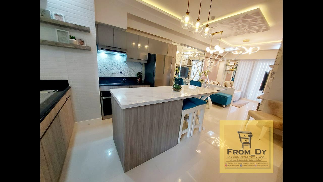 How We Design the 55 sq.m. 2BR Condo Unit Asian Hotel Inspired - YouTube