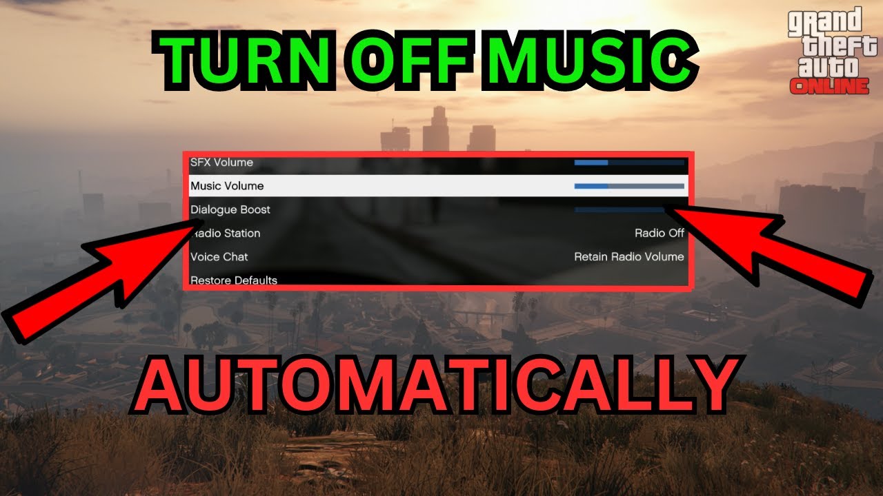 How to Automatically Turn Off Music in GTA 5 Online! - YouTube