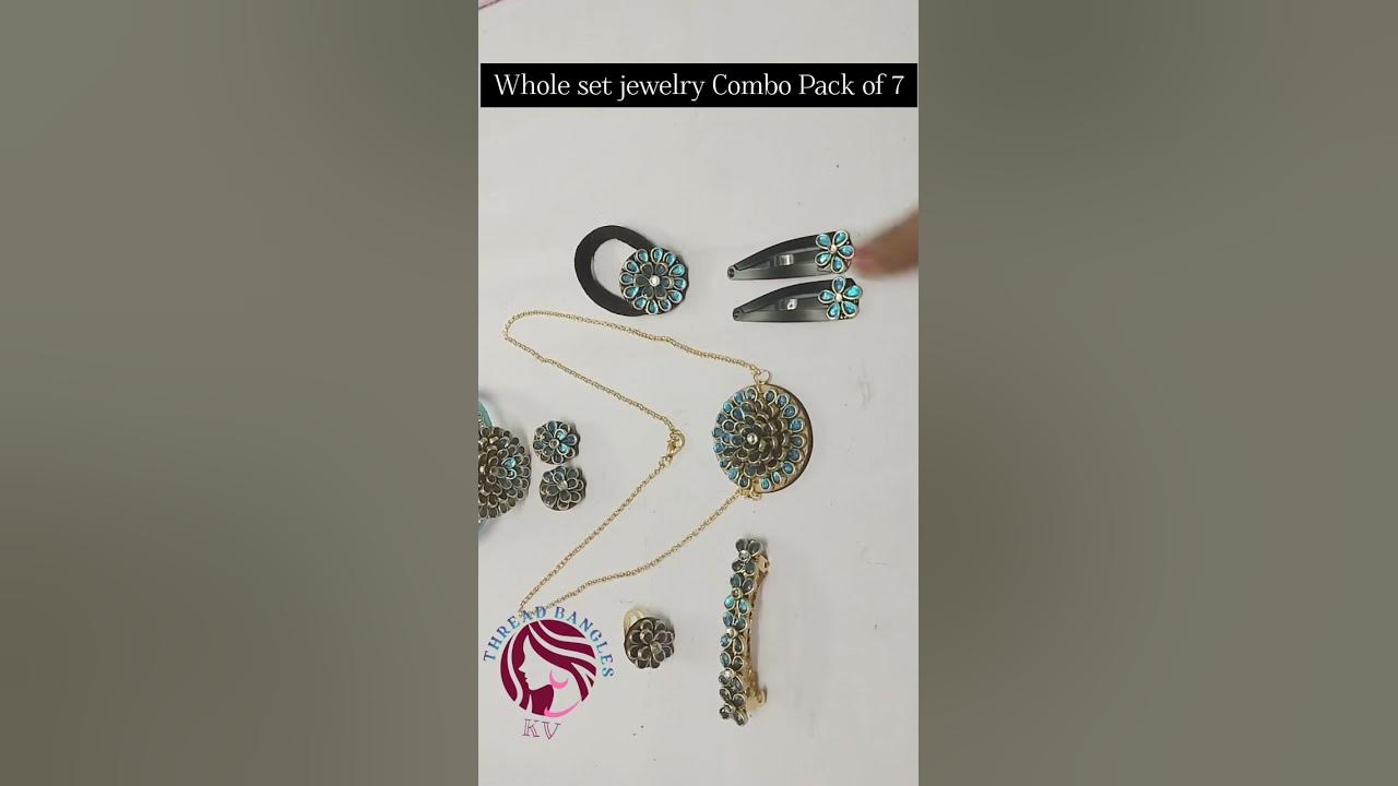 Combo set 7 #shortsfeed #shortvideo #shorts #handmade #youtubeshorts #threadbangleskv #business ...