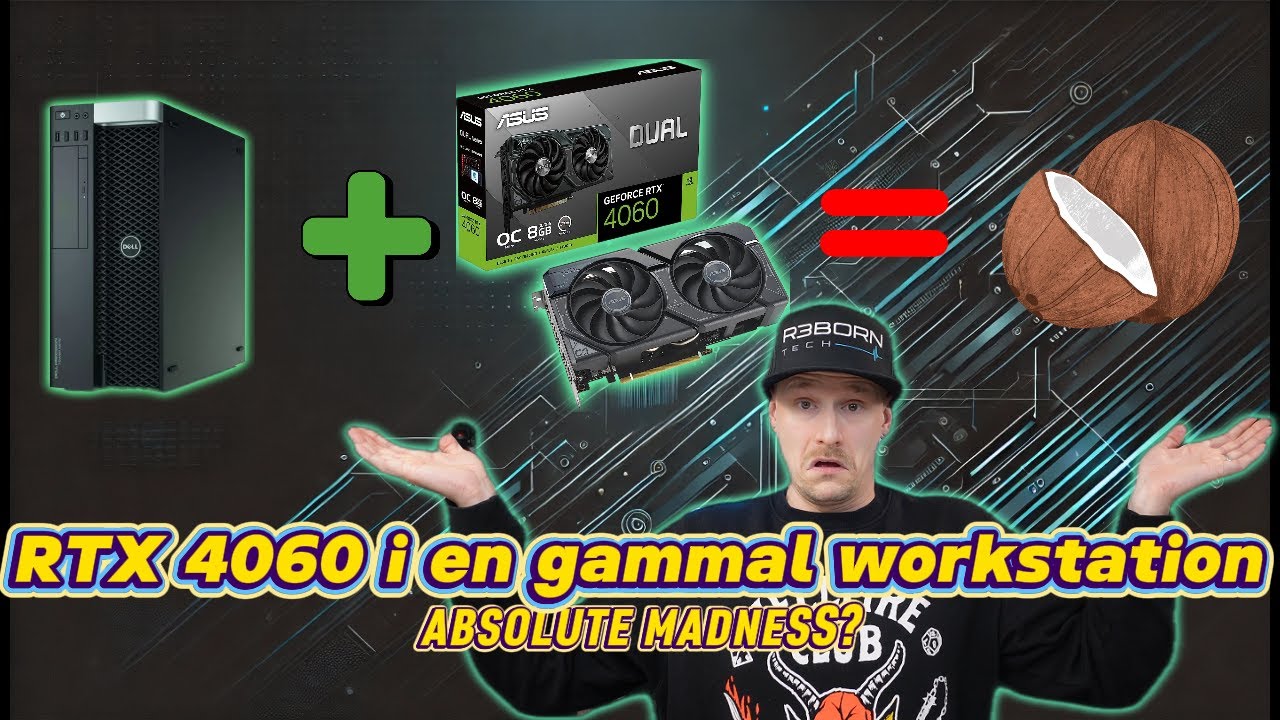 Kan jag få ett RTX 4060 att lira i en Dell T5810 Workstation? Hoppas ...