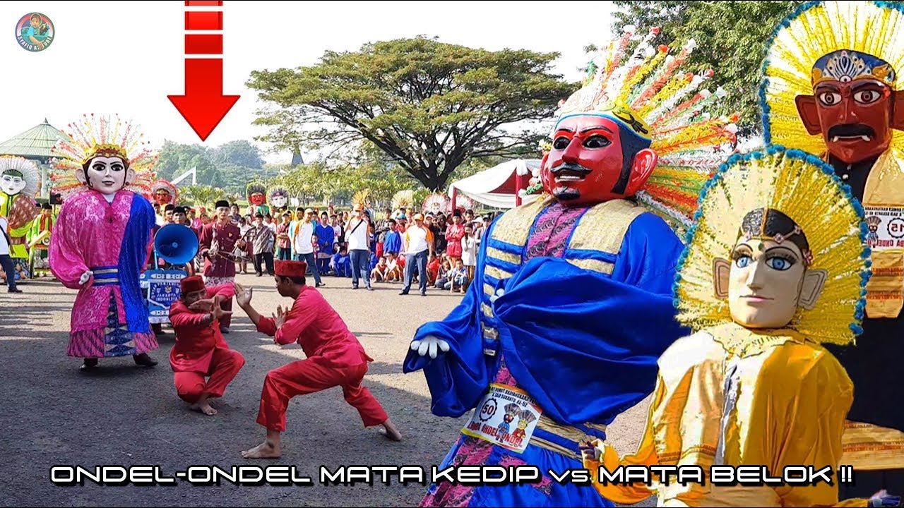 Ondel Ondel MATA KEDIP vs MATA BELOK !! | Ondel Ondel Utan Panjang VS ...