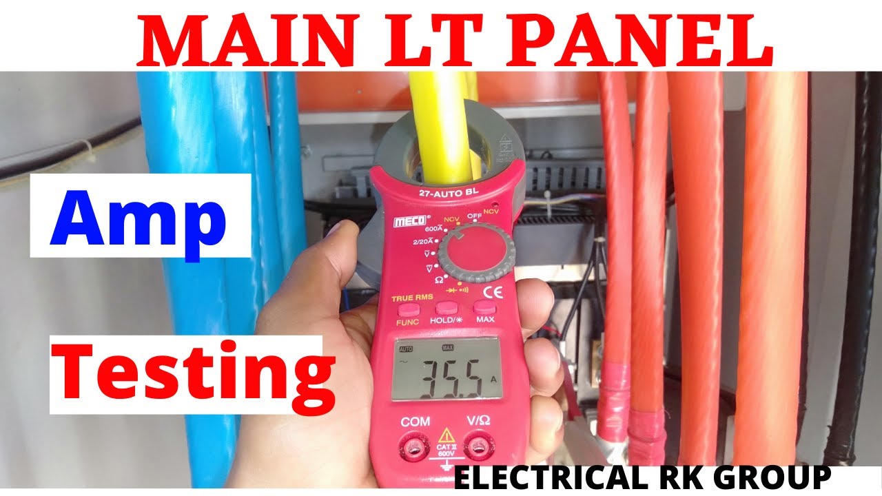 How to Measure AC current Draw with a Clamp Meter . - YouTube