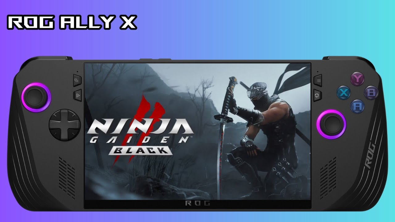 Asus Rog Ally X: NINJA GAIDEN 2 Black Gameplay - YouTube