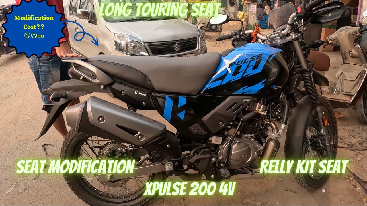 Xpulse 200 4V Seat Modification | Rally Kit Seat | Xpulse 200 4V Long ...