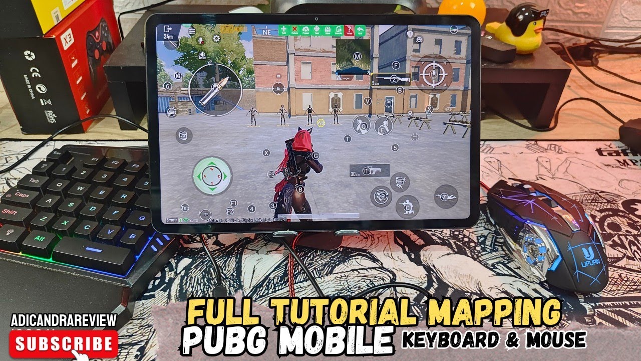 FULL TUTORIAL MAPPING PUBG MOBILE PAKAI KEYBOARD DAN MOUSE - YouTube