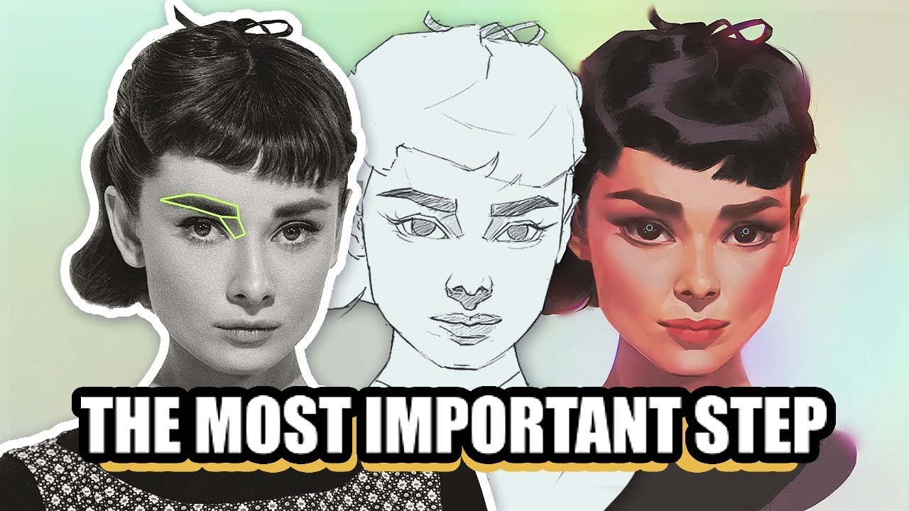 How to Sketch Faces for Beginners - TUTORIAL - YouTube