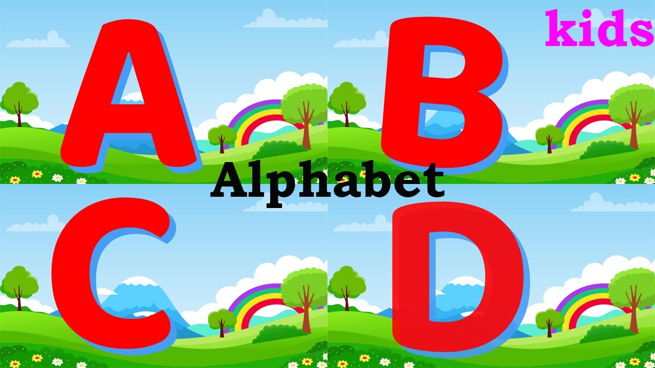 Alphabet ABCD for Preschoolers | Easy learning video for kids || NB ...