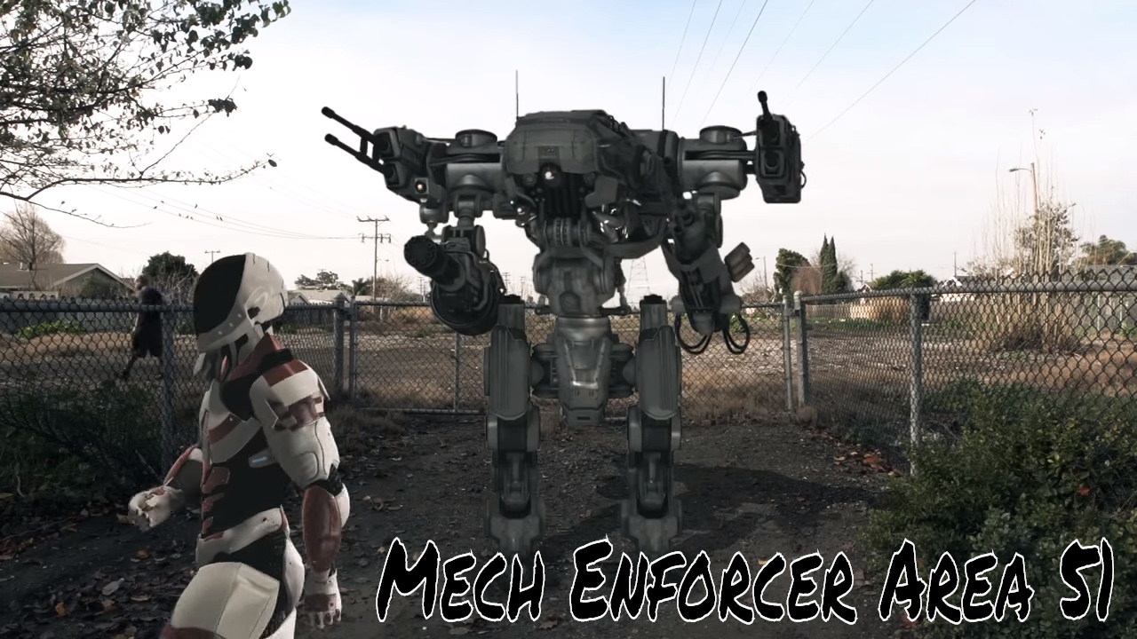 Mech Enforcer Area 51 Scene - YouTube