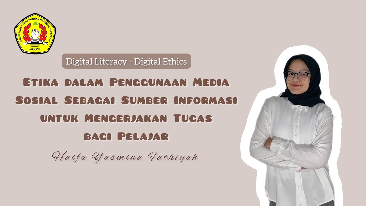 Digital Literacy - Etika dalam Penggunaan Media Sosial Sebagai Sumber ...