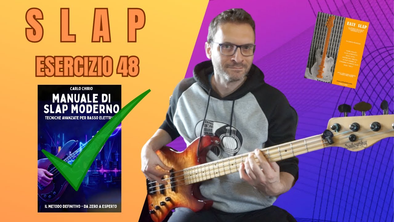 Easy Slap ES esercizio 48 - YouTube