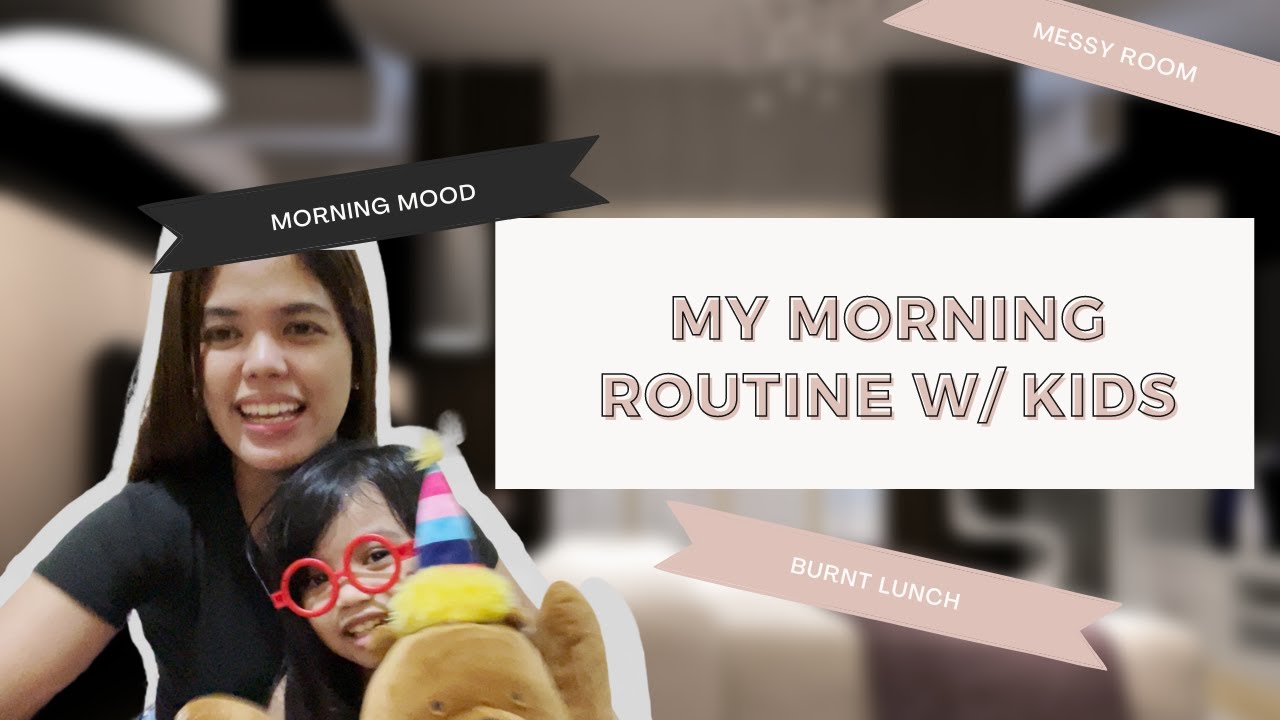 FIRST VLOG | MY MORNING ROUTINE WITH KIDS | TODDLER AND AN INFANT - YouTube