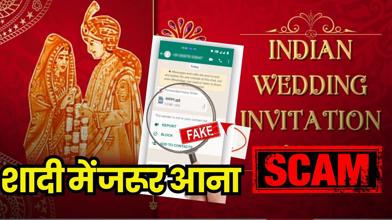 WhatsApp Digital Wedding Invitation APK Scam Alert ! Digital Invitation ...