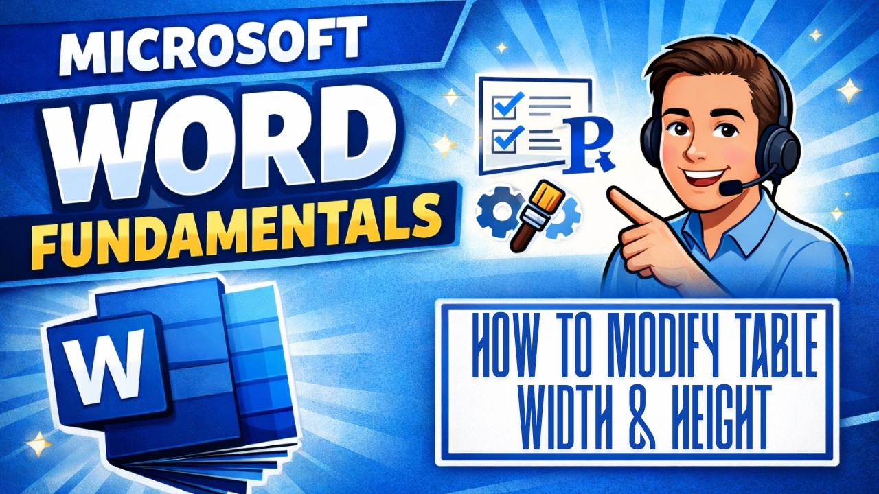 How to Resize a Table in Microsoft Word (Adjust Row Height & Column ...