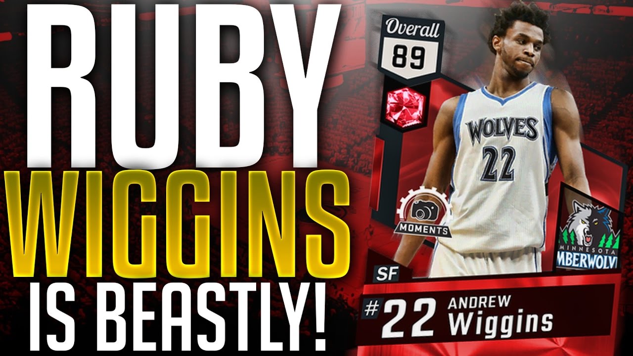 NBA 2K17 MYTEAM RUBY ANDREW WIGGINS GAMEPLAY! WHAT THE $%#&!!!! - YouTube