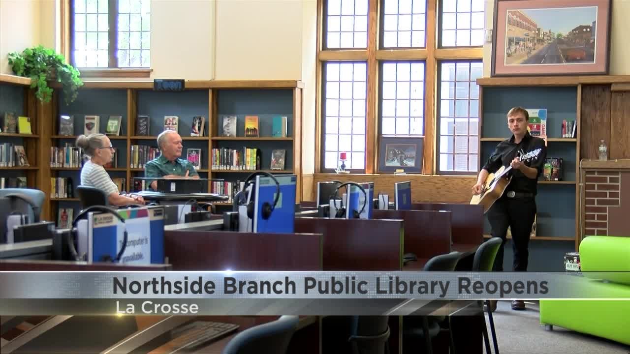 Northside Library celebrates re-opening of branch services - YouTube