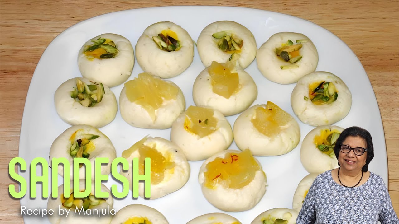 Sandesh (Bengali Sweet) Recipe by Manjula - YouTube