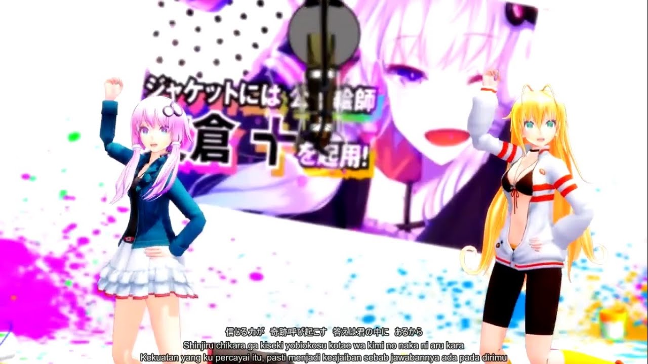 Yuzuki Yukari-Yuka Yuka ☆ Heavenly Night【MMD PV】【Subtitle Indonesia ...