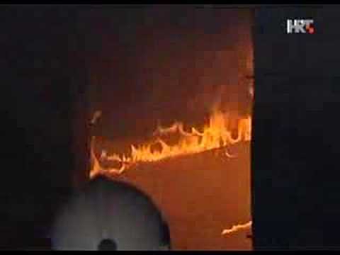 Flashover training in Croatia - YouTube