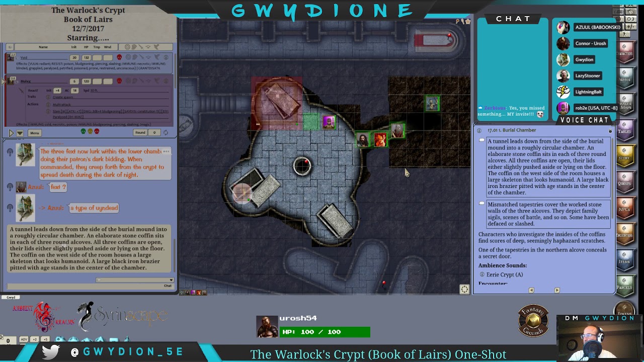 The Warlock's Crypt 5e (Book of Lairs) - YouTube