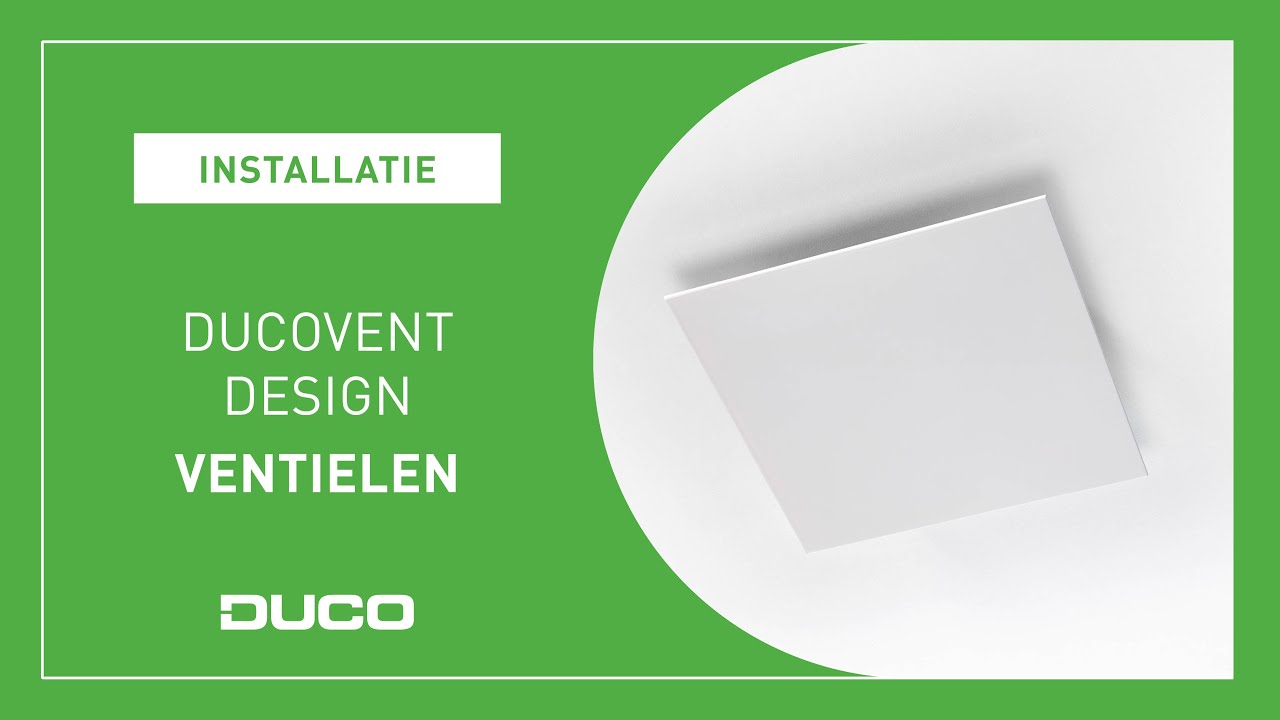 Installatie - DucoVent Design - Ventielen - YouTube