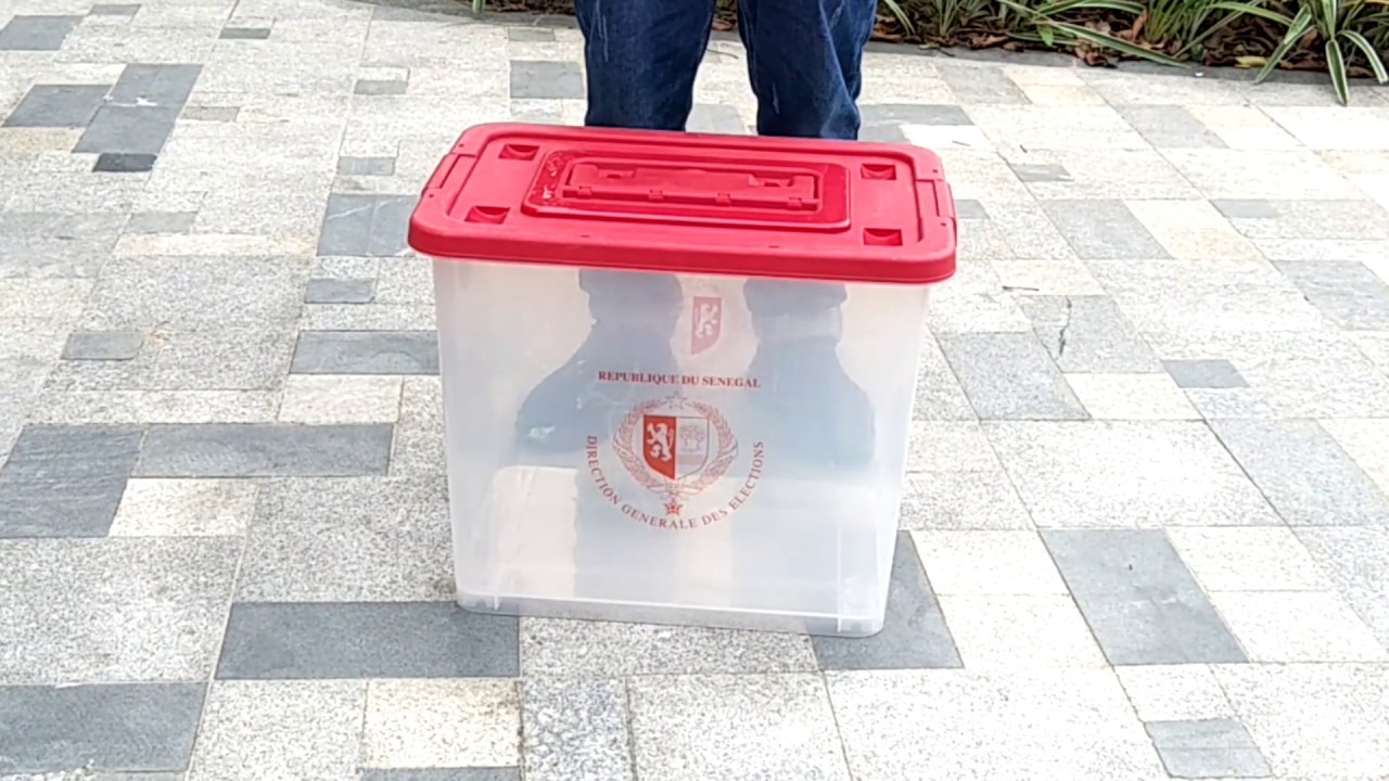 65 Liter Plastic Ballot Box With Wheels - YouTube