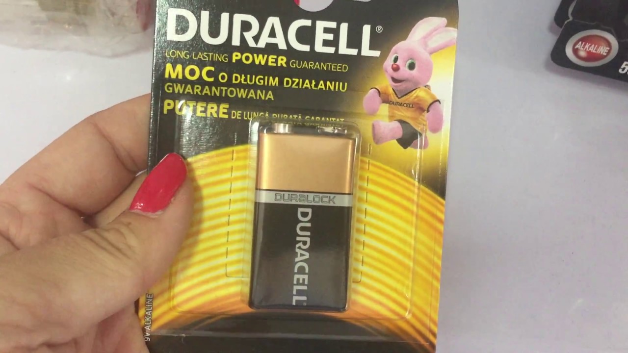Duracell 9V - Batterie 9V - Battery 9V - YouTube