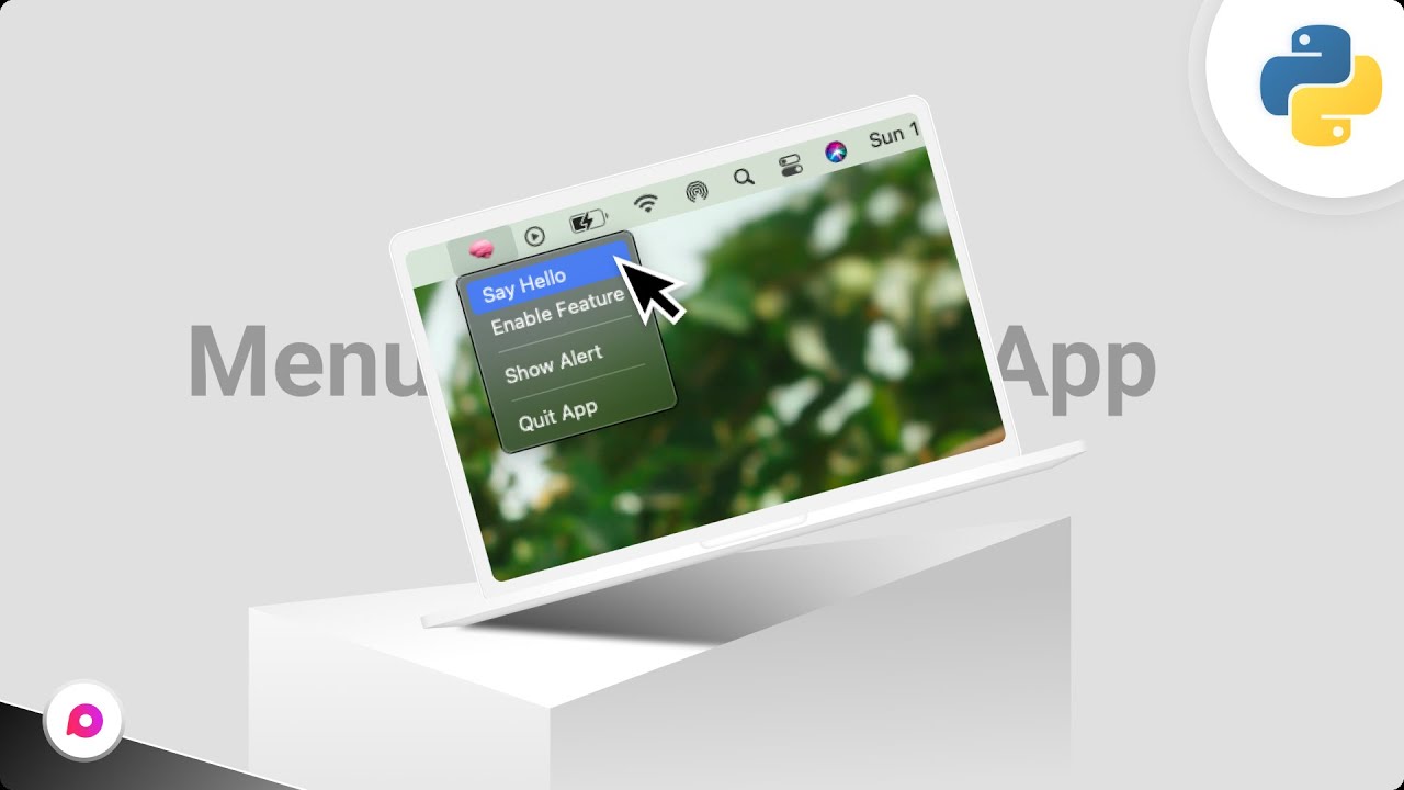 Build a REAL macOS Menu Bar App with Python & Rumps (Step-by-Step ...