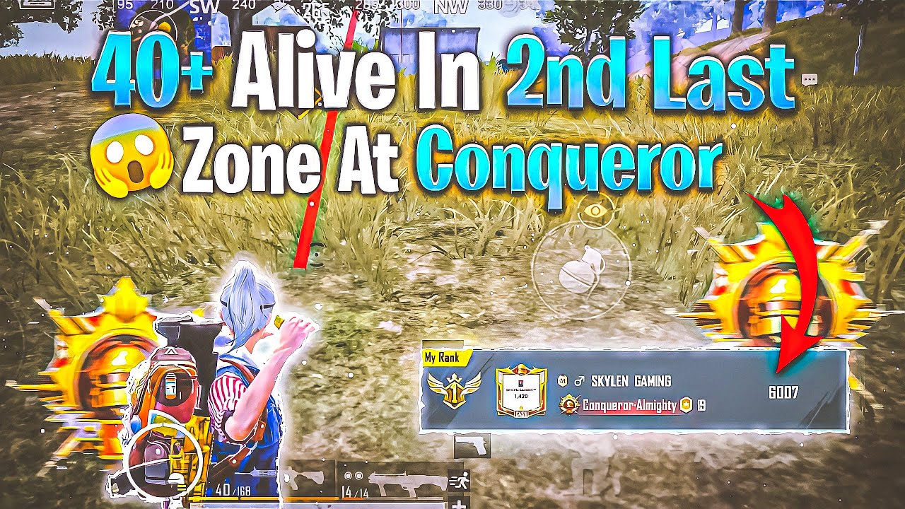 😱 40+ Alive in 2nd Last Zone At Conqueror 😱 - iPhoneXR,11,11 Pro,11ProMax,12,12Pro,12ProMax ...