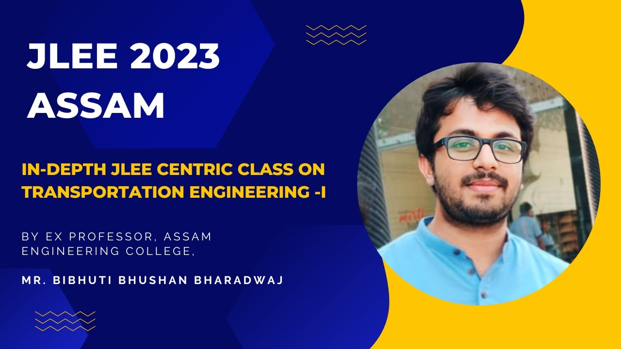 JLEE 2023 | In-Depth Transportation Engineering Guide with Ex-Assistant ...