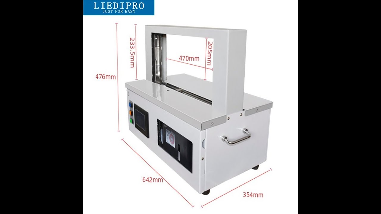 Mini Auto strapping machine, auto wrapping machine, auto banding ...