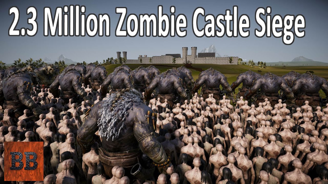2.3 Million Zombie Castle Siege – Ultimate Epic Battle Simulator 2 ...
