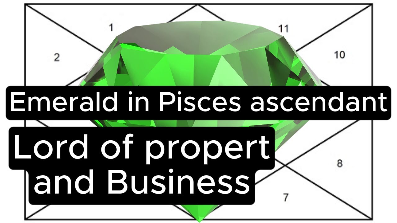 Emerald for Pisces ascendant| Meen lagna main Hara Panna| Zamurd burj ...