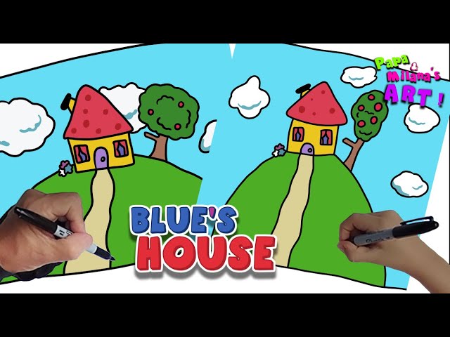 Blues Clues House Drawing
