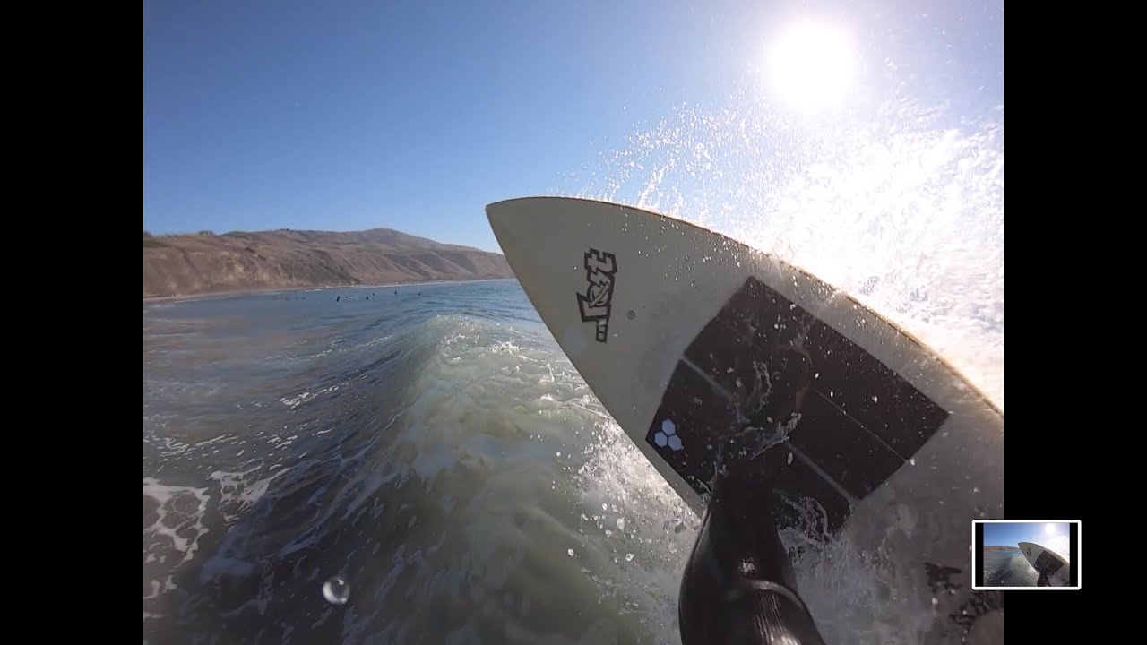 Good waves - 3-5ft Rincon - Surfing POV January 2020 - YouTube