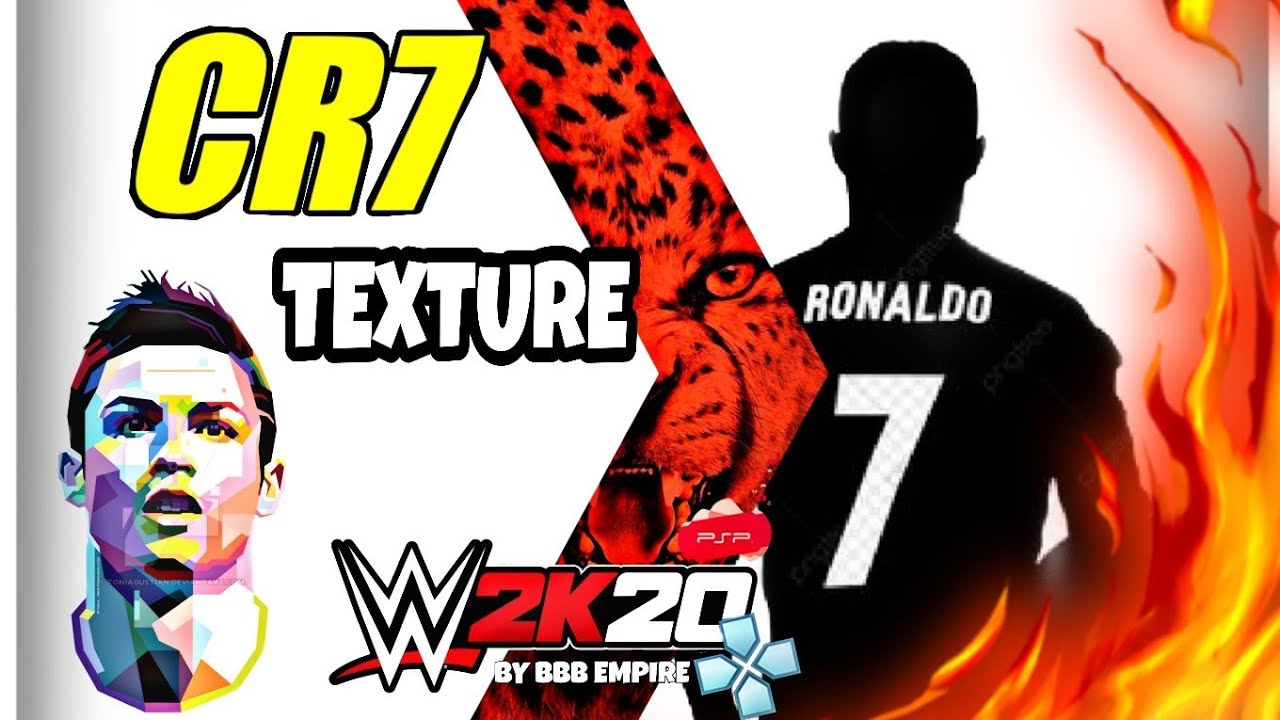 CRISTIANO RONALDO TEXTURE FOR WWE 2K20 BY BBB EMPIRE | CR7 TEXTURE 2K20 ...