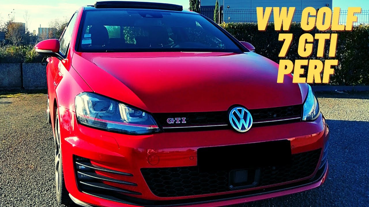 VW GOLF 7 GTI PERFORMANCE - STOCK EXHAUST SOUND + CRAZY ACCELERATIONS ...