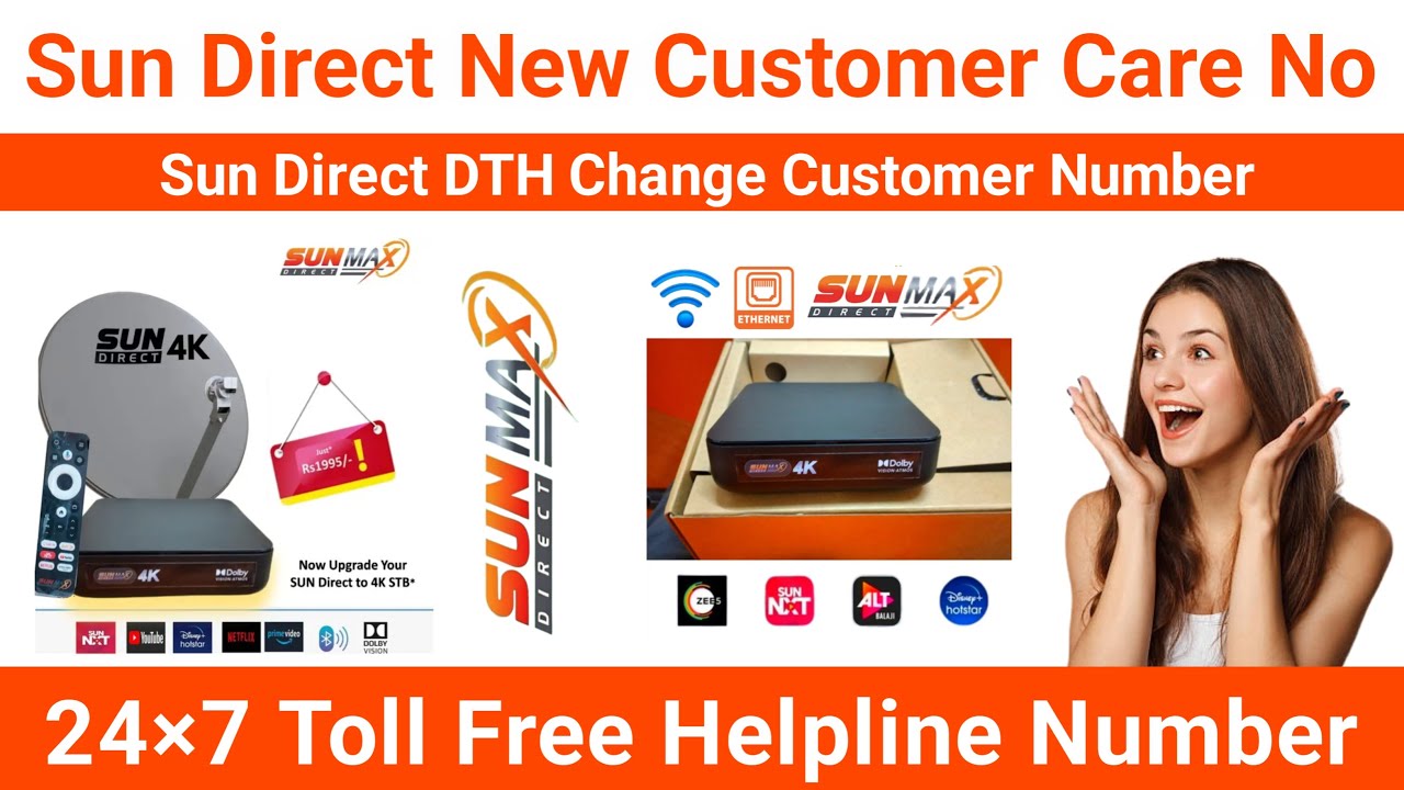 Sun Direct Customer Care Number Change | Check New Sun Direct Customer ...