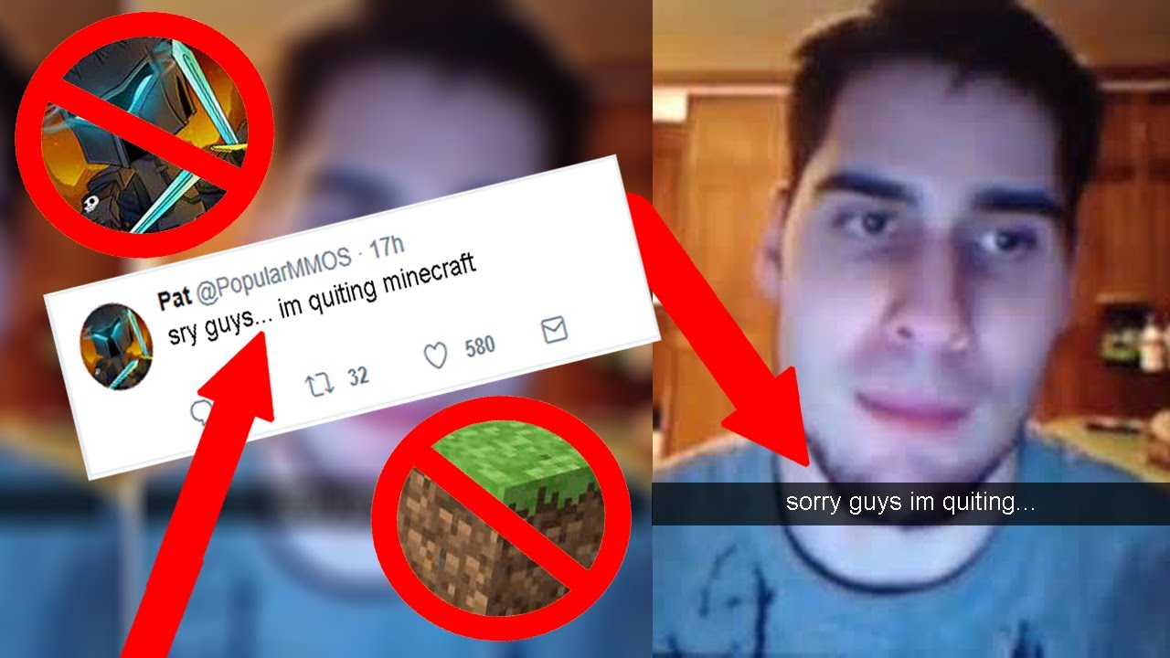 PopularMMOs is QUITING Minecraft! (Snapchat Stories) (Deleted Tweets ...