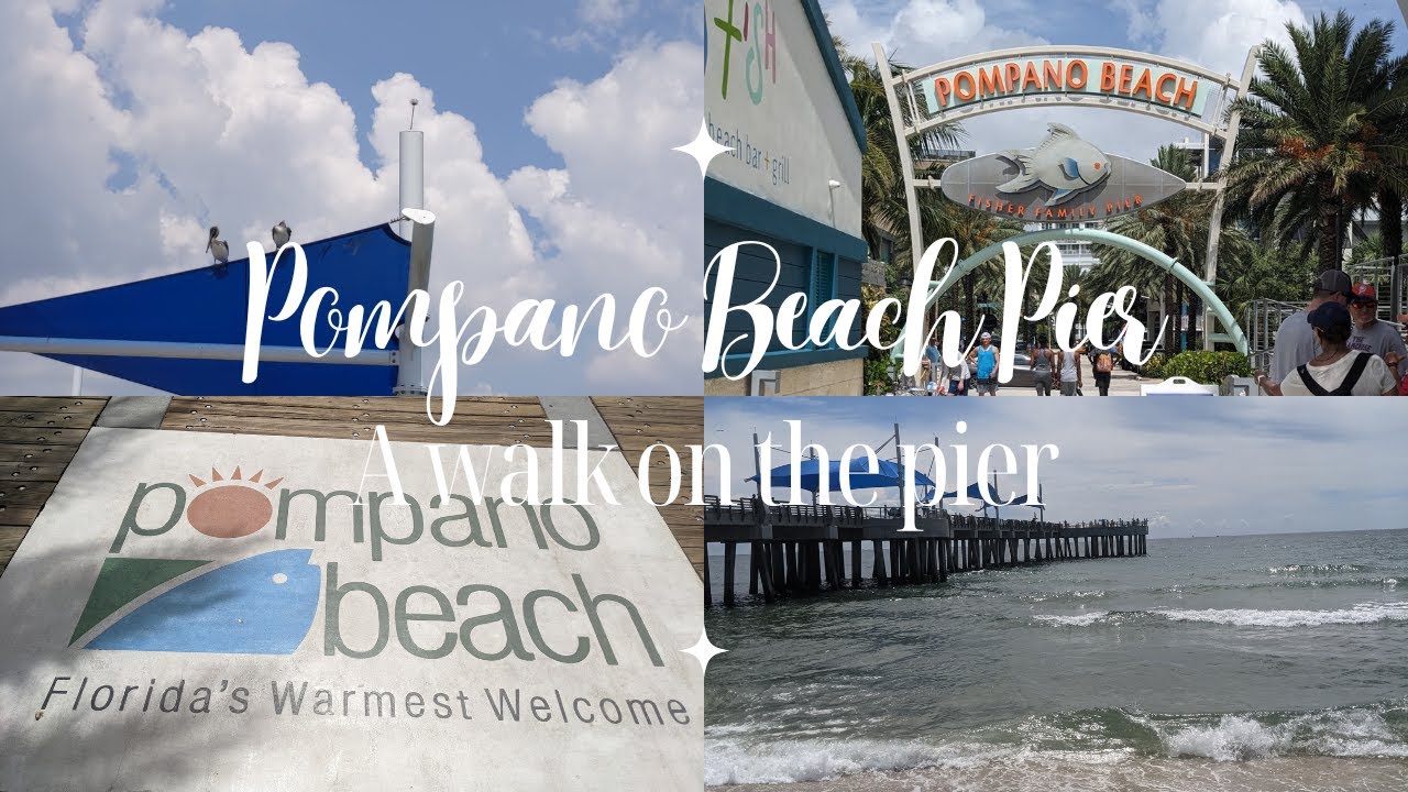 A walk on Pompano Beach Pier - YouTube