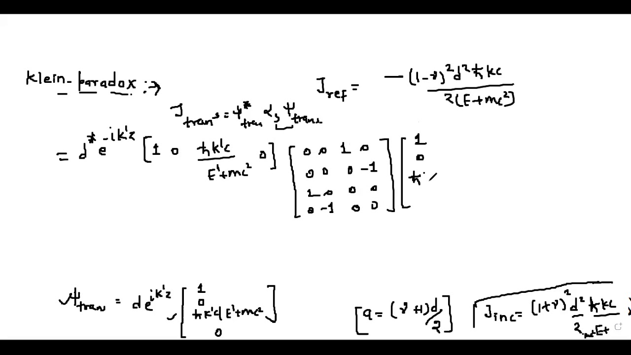 LECTURE-29: lorentz transformation matrix for dirac equation - YouTube