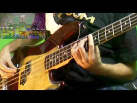 The Simpsons Song Played On BASS - YouTube