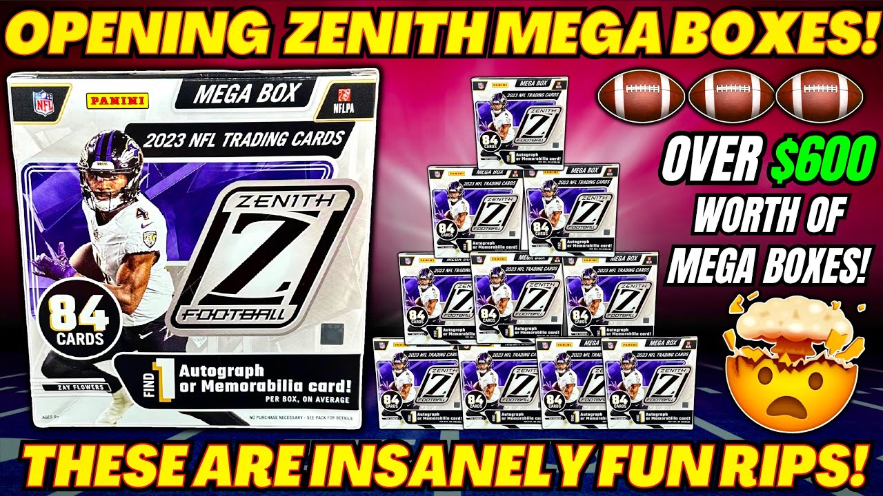 *THESE ARE INSANELY FUN!🔥 2023 ZENITH FOOTBALL MEGA BOX REVIEW!🏈 - YouTube
