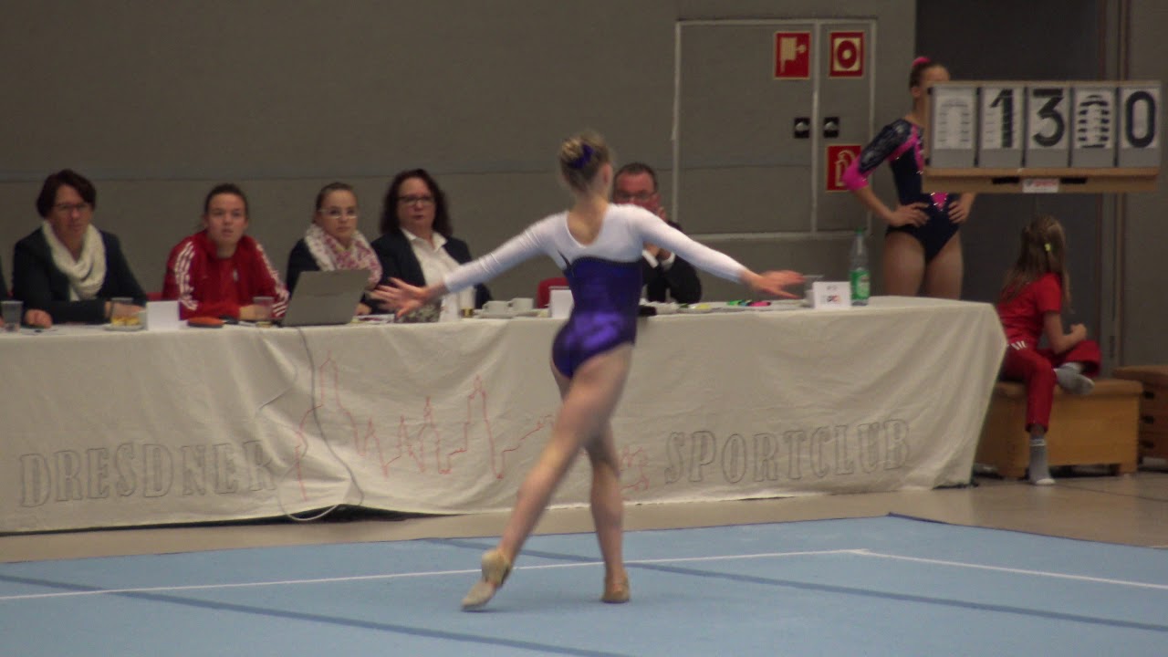 Bundesliga 2017 Dresden Jasmin Haase Fx - YouTube